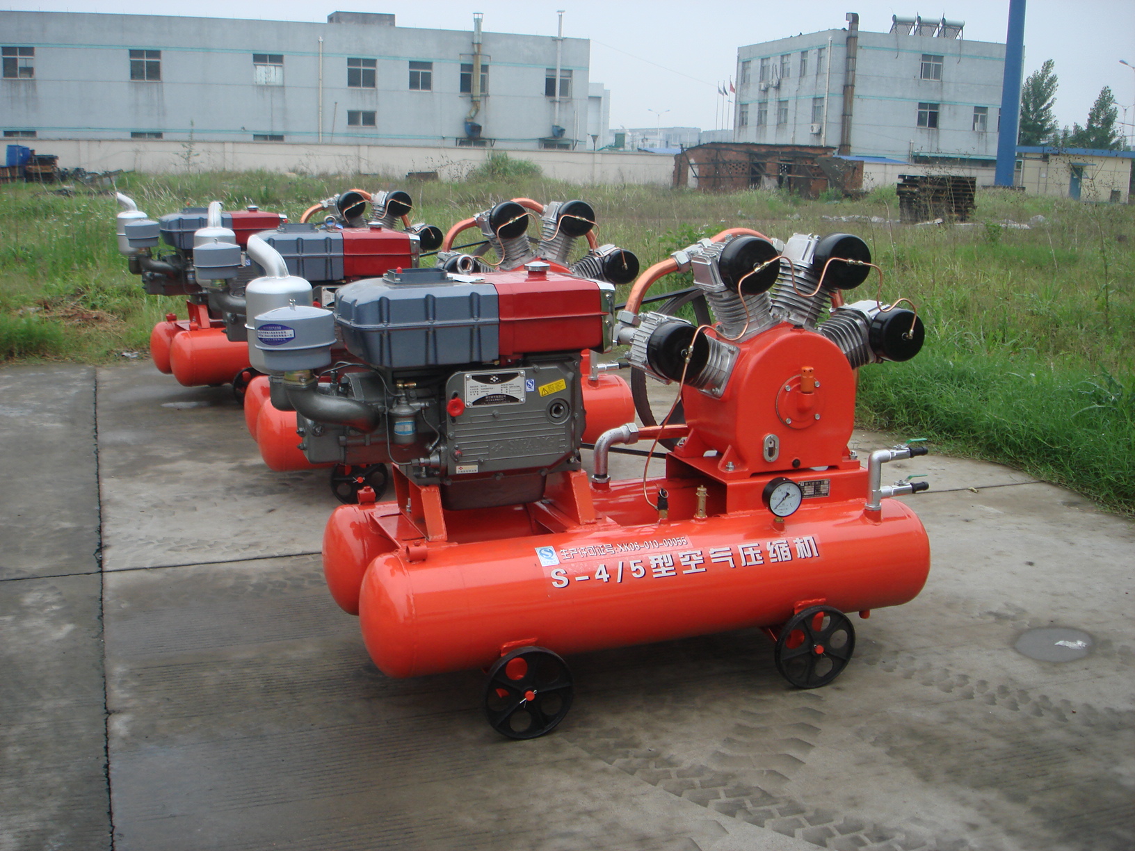 SF4.0-5 4 cylinders diesel engine mining air compressor from China ...